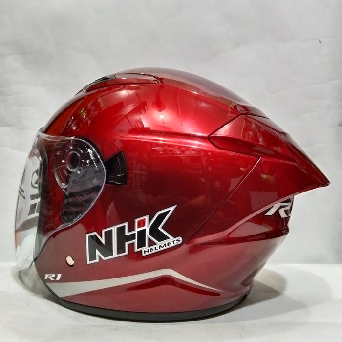 Jual HELM NHK R1 MAX SOLID ROYAL RED HELM HALF FACE - Kota Tangerang ...