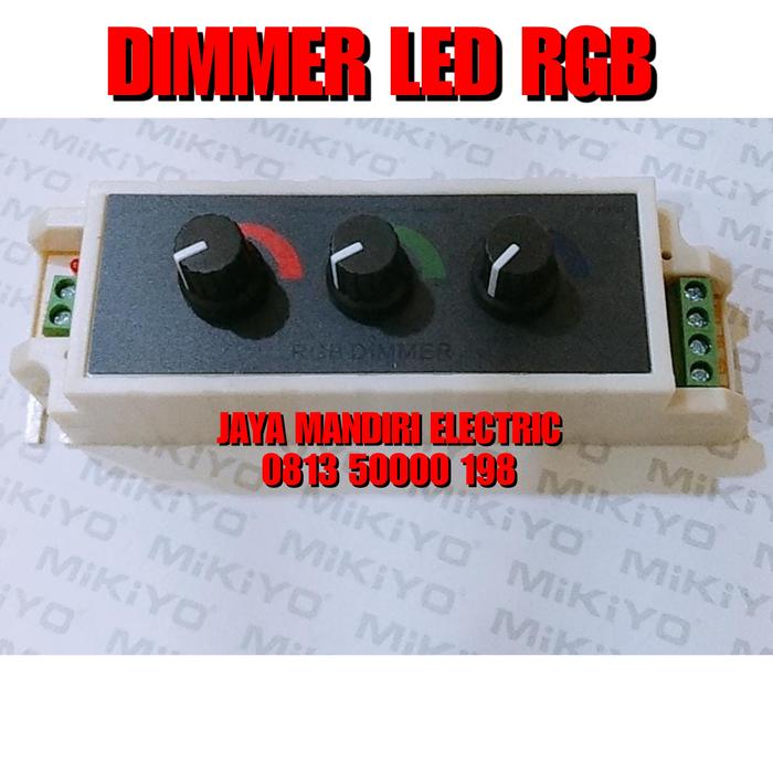 Jual DIMMER LAMPU LED RGB DC 8A 12VOLT / SAKLAR DIMER LED RGB DC 100W 12V - Jakarta Pusat - Jaya ...