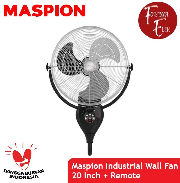 Jual Maspion Power Wall Fan Remote 20 Inch PW 2002 RC + Remot - Jakarta ...