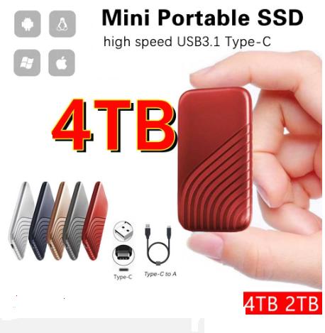 Jual New SSD 4TB External Hard Drive - SSD for data external - Promo ...