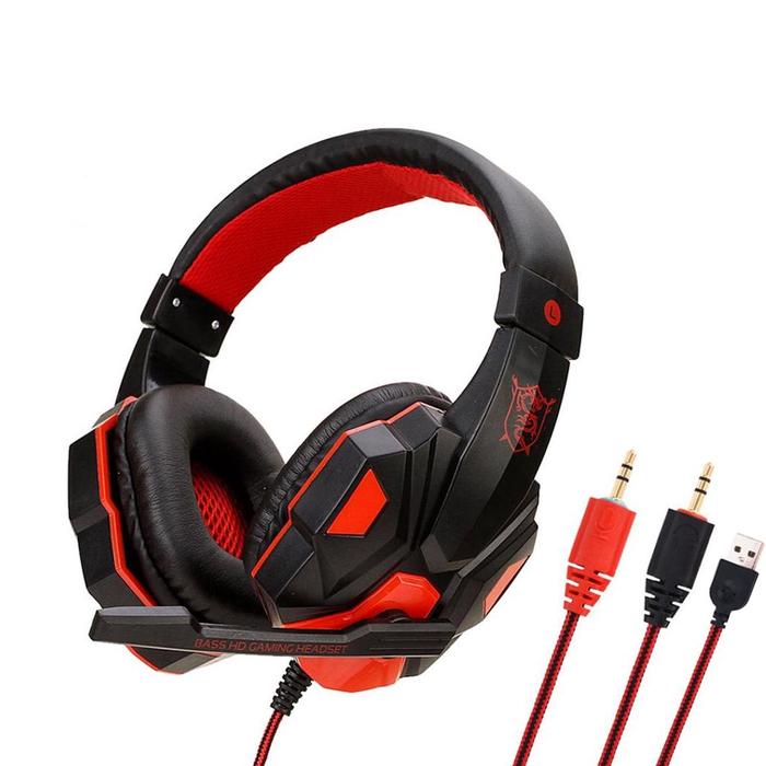 Jual Headset Gaming Headphone Mic Gamer PC Komputer Laptop Tablet Phone ...