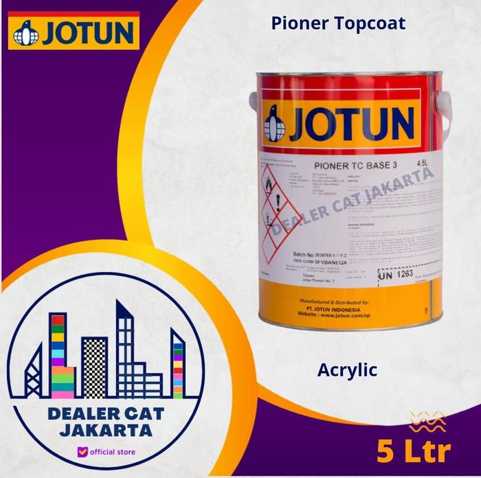 Promo Cat Jotun Pioner TC Topcoat (Acrylic Solvent Based) White 0001 ...