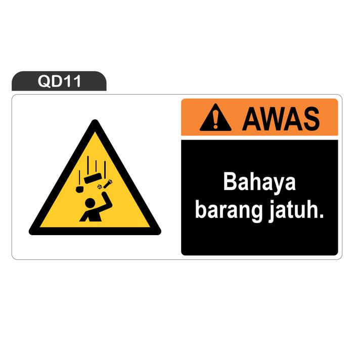 Jual RAMBU BAHAYA BARANG JATUH - L : 60x30 cm, Plat+Kiwa - Kota Cimahi ...