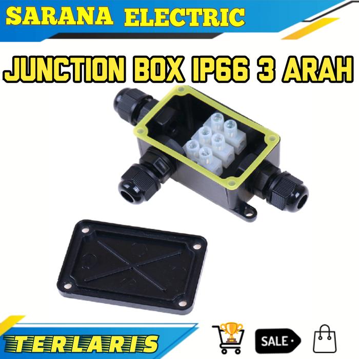 Jual JUNCTION BOX IP66 OUTDOOR WATERPROOF 2 ARAH 3 ARAH 450V 24A ...