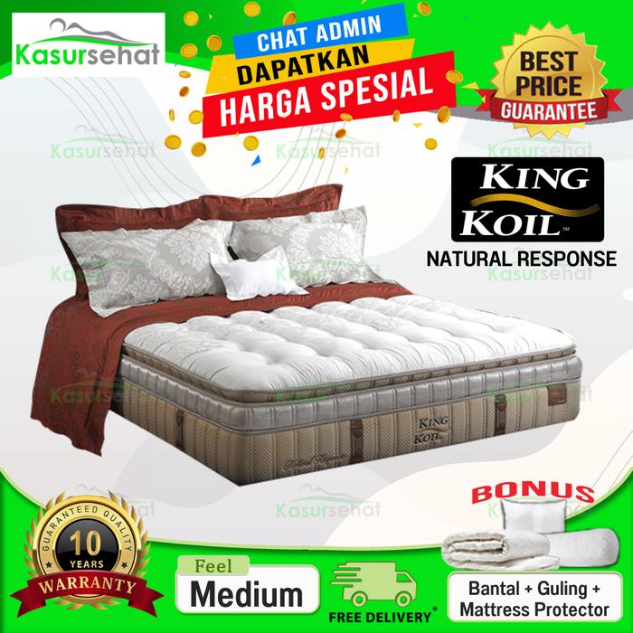 Jual King Koil Kasur Springbed Natural Response - Kasur Saja 120x200 ...