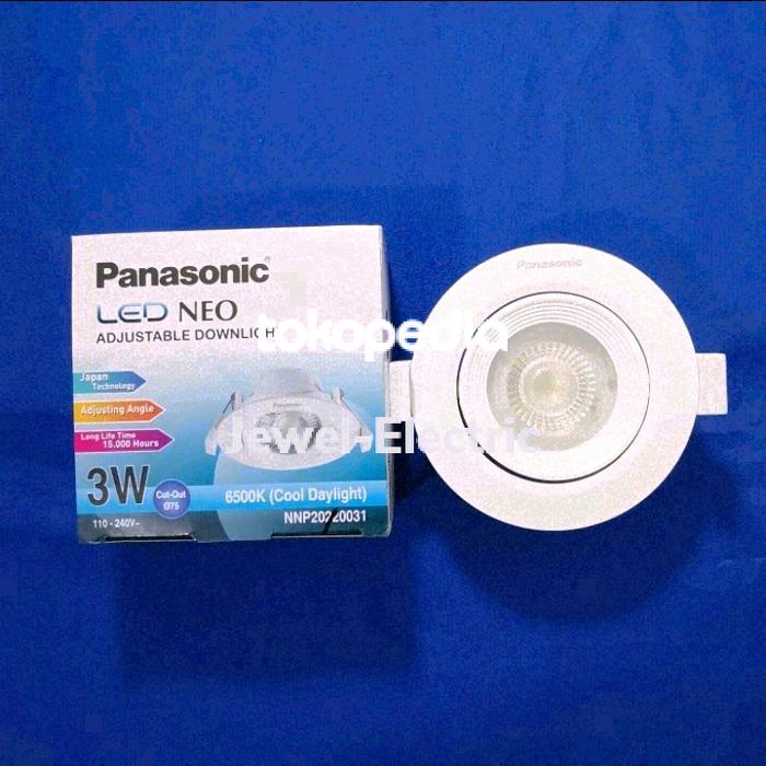 Jual Lampu Downlight Spot Sorot LED 3 Watt Neo Adjustable Panasonic ...