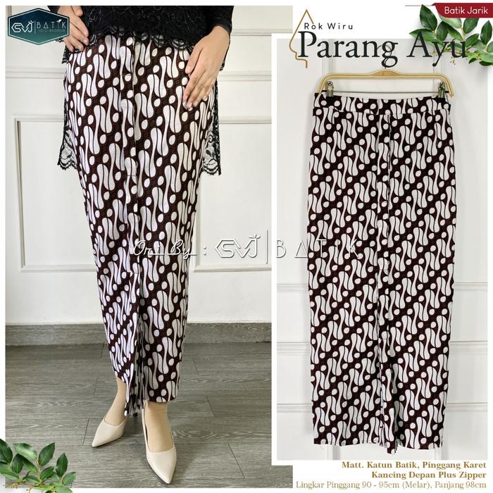 Jual Rok Wiru instan bahan katun jarik motif batik solo Parang Ayu ...