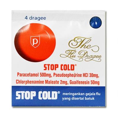 Jual STOP COLD 1 STRIP ISI 4 TABLET - MERINGANKAN GEJALA FLU DISERTAI ...