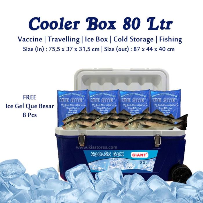 Jual Cooler Box 80 Liter Biru box pendingin box pendingin kapasitas ...