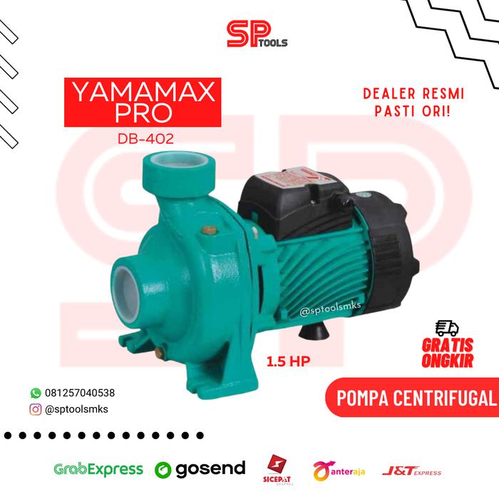 Jual POMPA AIR IRIGASI CENTRIFUGAL 1.5HP 2" 2 INCH DB402 DB 402 YAMAMAX ...