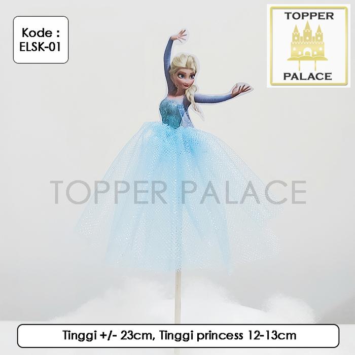 Jual ELSK-01 Cake topper Princess l Cupcake topper Elsa Frozen - Kab ...