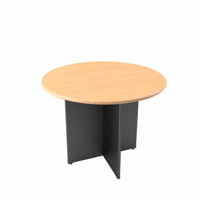 Jual Meja Meeting Rapat Kerja Conference Table Bulat Bundar Abu Tahan ...