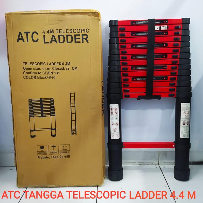 Jual ATC Tangga Ladder Telescopic 4.4m (Merah Hitam) - Kota Makassar ...