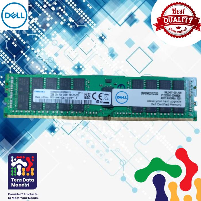 Jual Memory Dell 32GB 2Rx4 PC4-2933Y-RB2-12-DC1 / SNP8WKDYC/32G ...