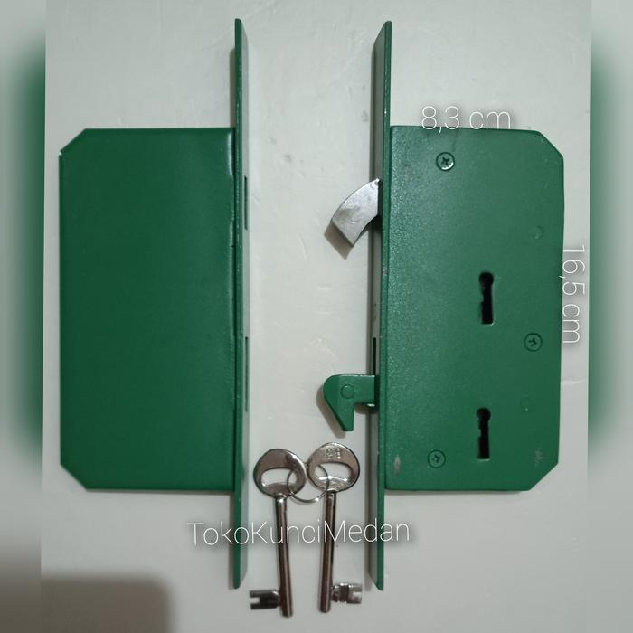 Jual Bodi kunci pintu harmonika / body folding gate door pintu besi ...