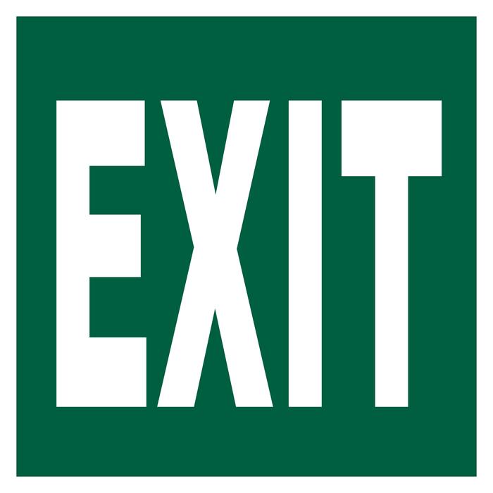 Jual STICKER SAFETY SIGN IMO PERKAPALAN EXIT 15X15 / STIKER KESELAMATAN ...