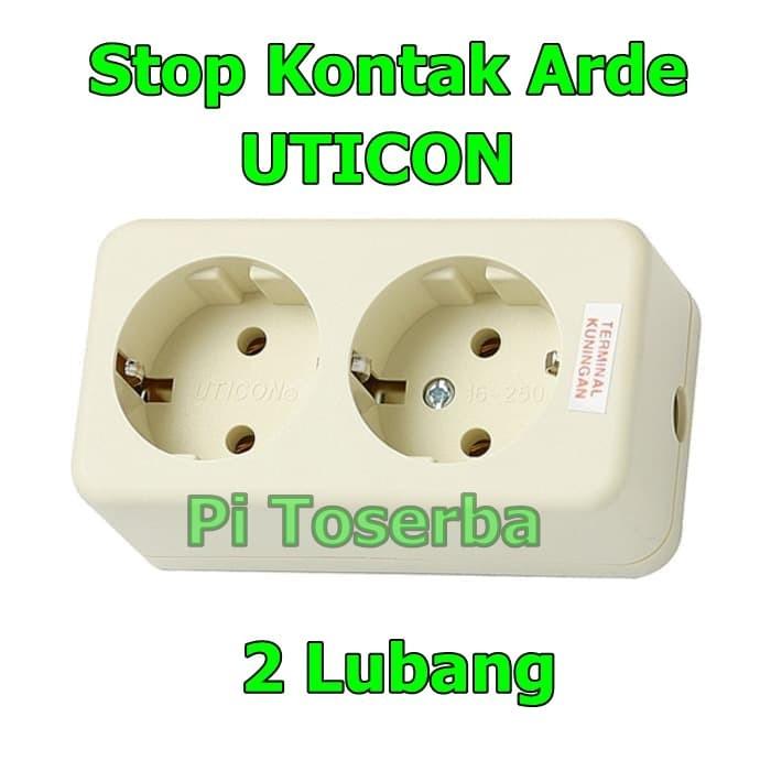 Jual UTICON Stop Kontak Terminal Listrik 1 2 3 4 5 6 Lubang SNI ...