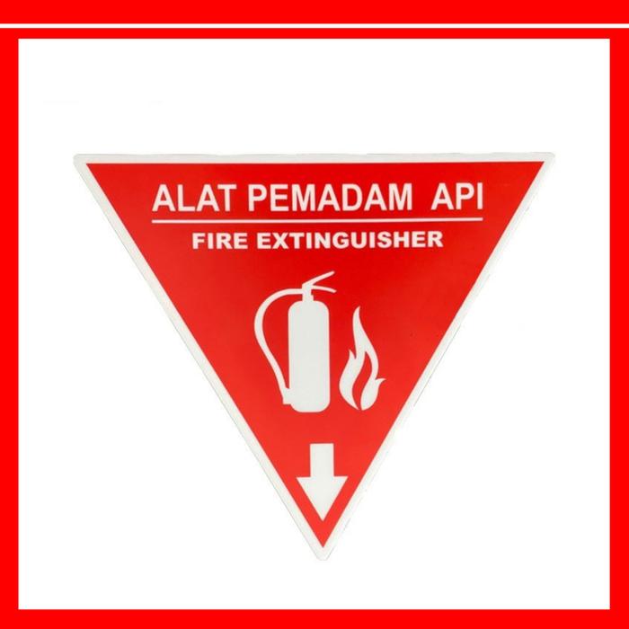 Jual Rambu APAR/ Segitiga APAR/ Rambu Akrilik/ Sign Alat Pemadam Api ...