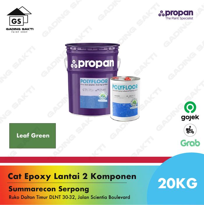 Jual Propan Polyfloor PFT 253 Leaf Green / Cat Epoxy Lantai Pail 20Kg ...