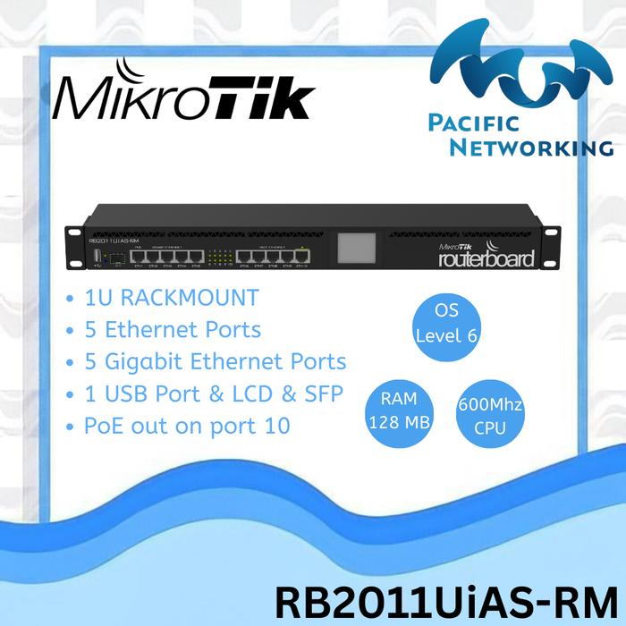 Jual Mikrotik Routerboard RB2011UIAS-RM - Jakarta Pusat - Pacific ...