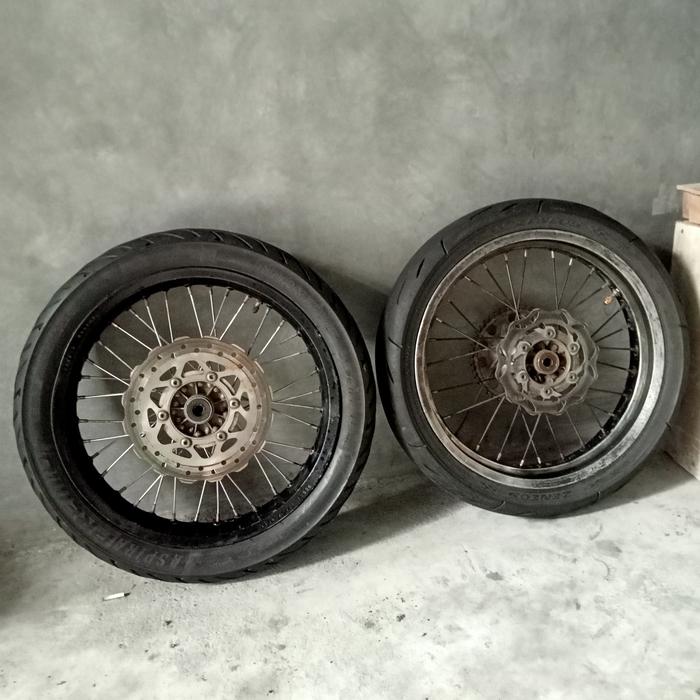 Jual velg supermoto wheelset klx tinggal pasang - Kab. Grobogan - GUBUG ...