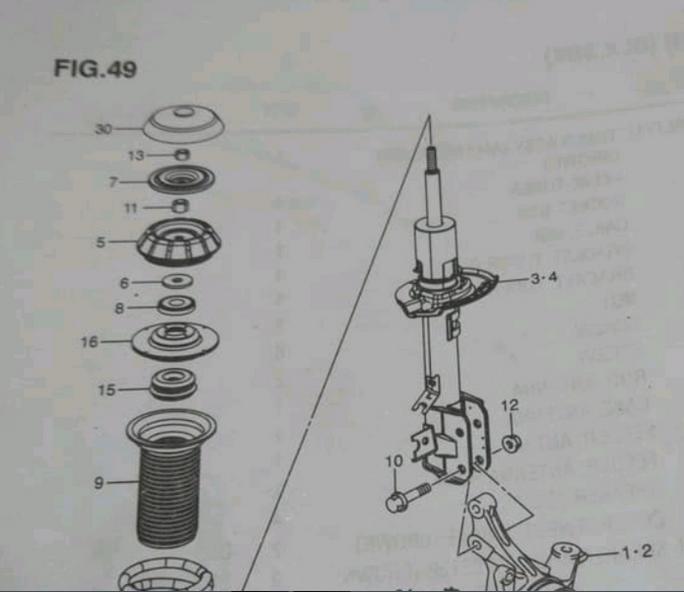 Jual STOPPER, FRONT STRUT REBOUND, Ertiga 2016 - Jakarta Barat - Suzuki ...