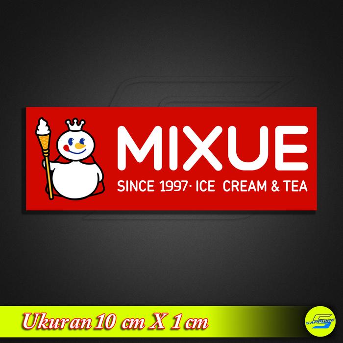 Jual Stiker MIXUE Sticker Logo Mixue Ice Cream & Tea 1997 - Jakarta ...