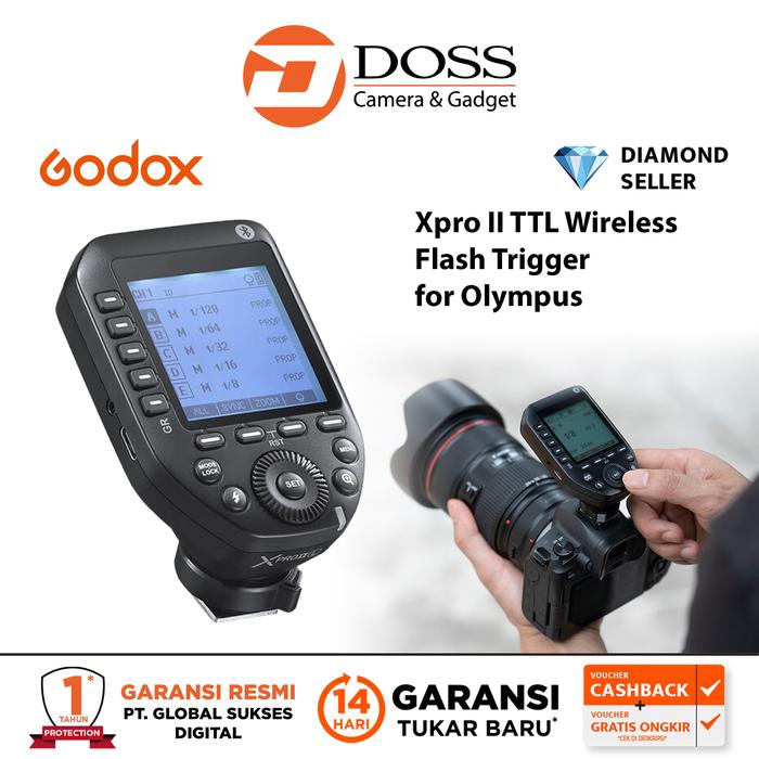 Promo Godox XPRO II Wireless Flash Trigger Godox XPROII - Olympus Cicil ...