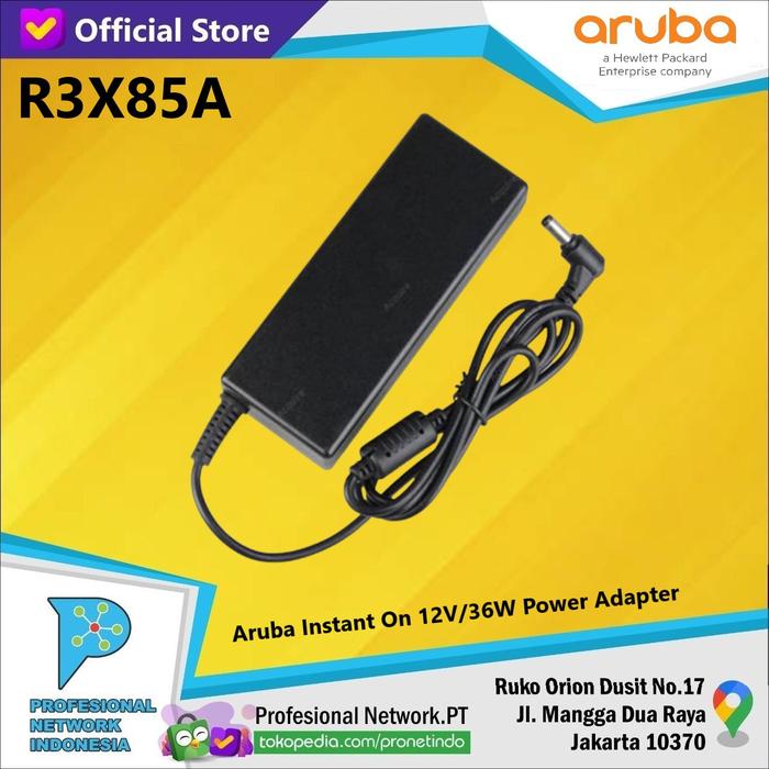 Jual Aruba Power Adapter R3X85A& Power Cord JW118A - Jakarta Pusat ...