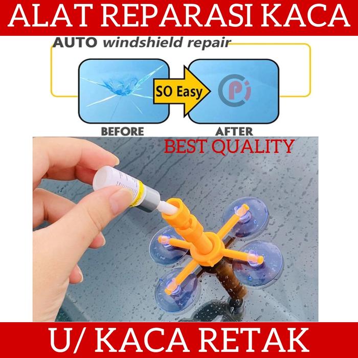 Jual DIY Alat Reparasi Kaca Mobil Retak Pecah Windshield Repair Kit ...
