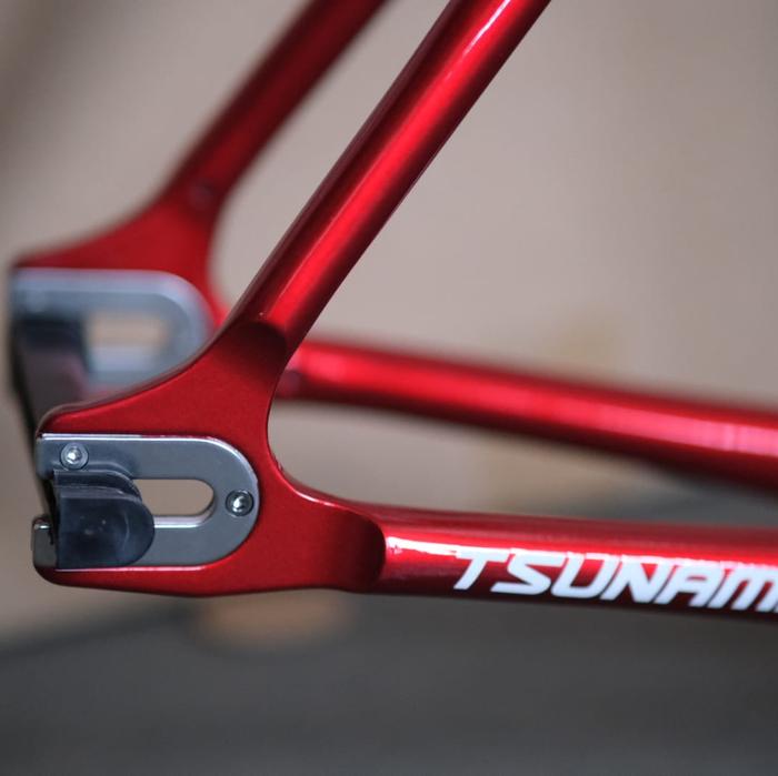 Jual Frameset tsunami snm100 2023 new color fixie fixed gear - Merah ...