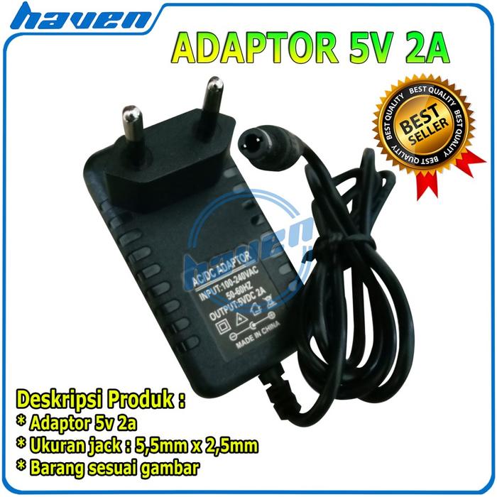 Jual Adaptor 5v 2a Adapter Power Supply 5v 2a Adaptor DC 5V 2a - Kota ...