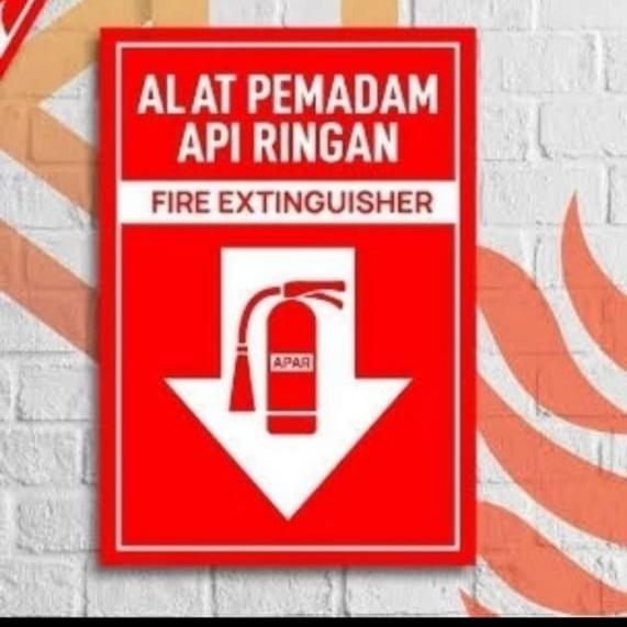 Jual STIKER VINIL 15X20. APAR Alat pemadam api ringan. SIGN RAMBU K3 ...