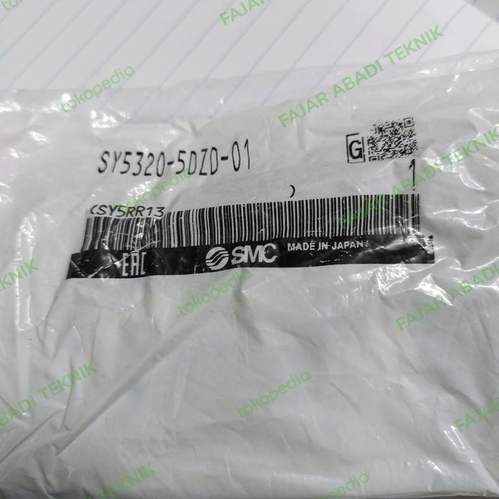 Jual SOLENOID VALVE SMC SY5320-5DZD-01 - Jakarta Barat - FAJAR ABADI ...