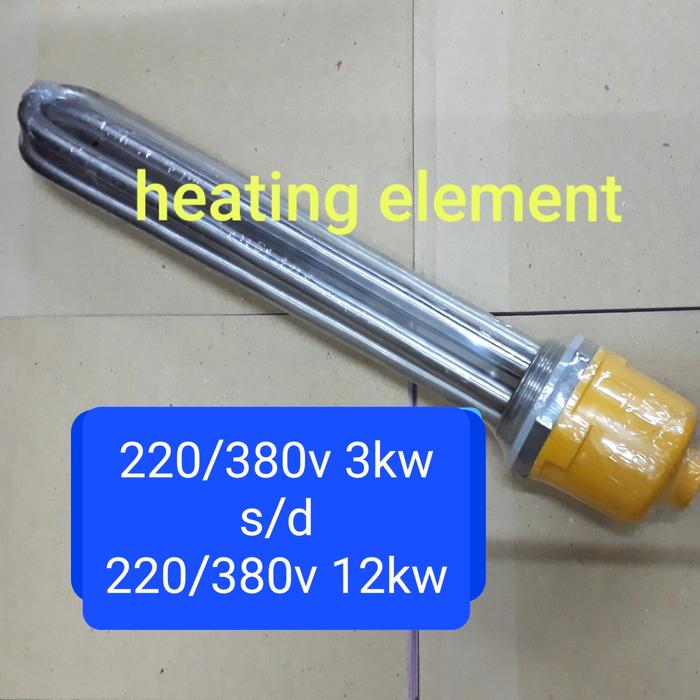 Jual pemanas air immersion heater import 220/380v 6 kw - 220/380v 4500w ...