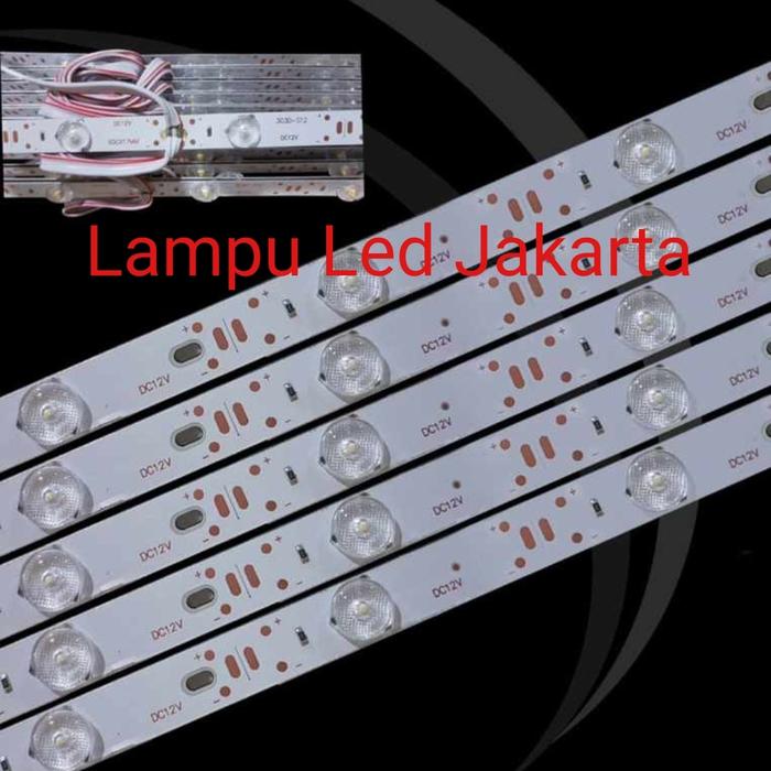 Jual LED BAR 1METER 12MATA 3030. LED BAR RIGID NEONBOX 1M PUTIH 12V ...