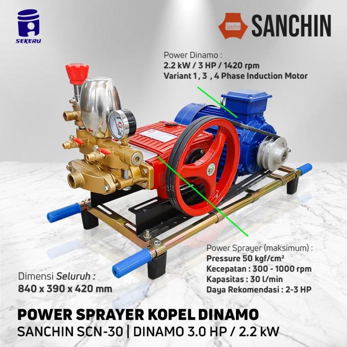 Jual High Pressure Power Sprayer sanchin SCN30 SCN 30 Kopel Dinamo + SELANG - Kota Surabaya - CV ...