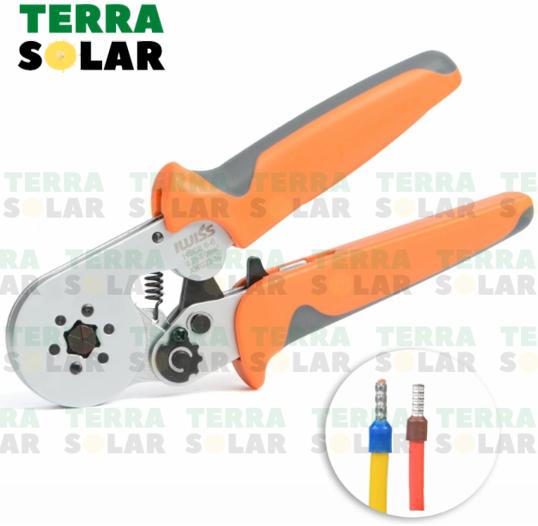 Jual IWISS HSC8 6 Tang Crimping HEXAGON / SQUARE Skun Ferrule AWG23-10 ...