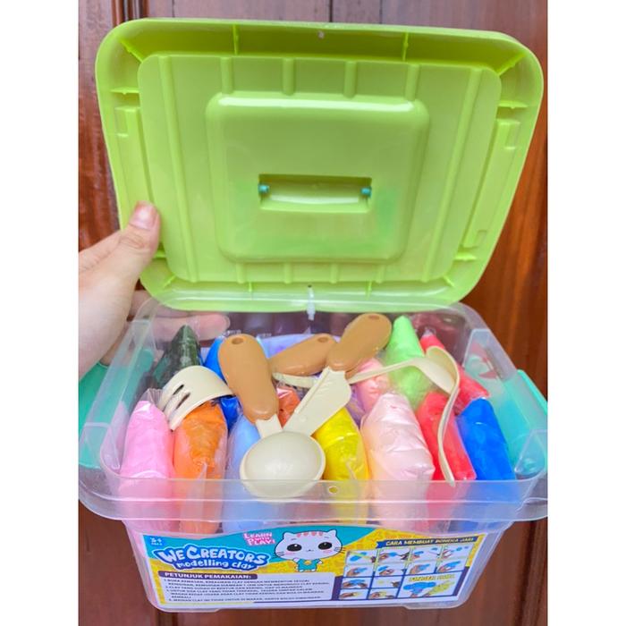 Jual Isi 32 Clay Magic Clay Dough Mainan Anak Edukasi Isi 32 Pcs Murah ...