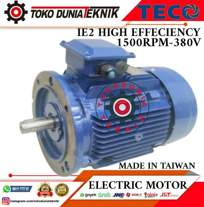 Jual TECO (IE2) 11KW / 15HP 1500RPM 4POLE 3PHASE B5 FLANGE MOUNTED - Jakarta Barat - DUNIA ...