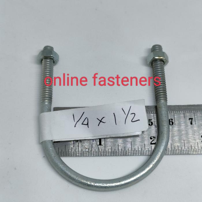 Jual U bolt / klem pipa galvanis 1/4 x 1 1/2 inchi - Kota Surabaya ...