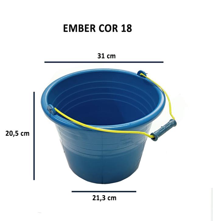 Jual Ember Cor Plastik Uk. 14, 18, dan 22 - 22 - Kota Makassar - M ...