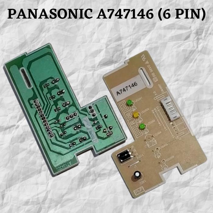 Jual Modul PCB Receiver Sensor Remote AC Panasonic A747146 (6 pin ...