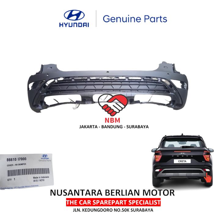 Jual BUMPER BELAKANG / RR HYUNDAI CRETTA 86610-I7000 HYUNDAI GENUINE ...
