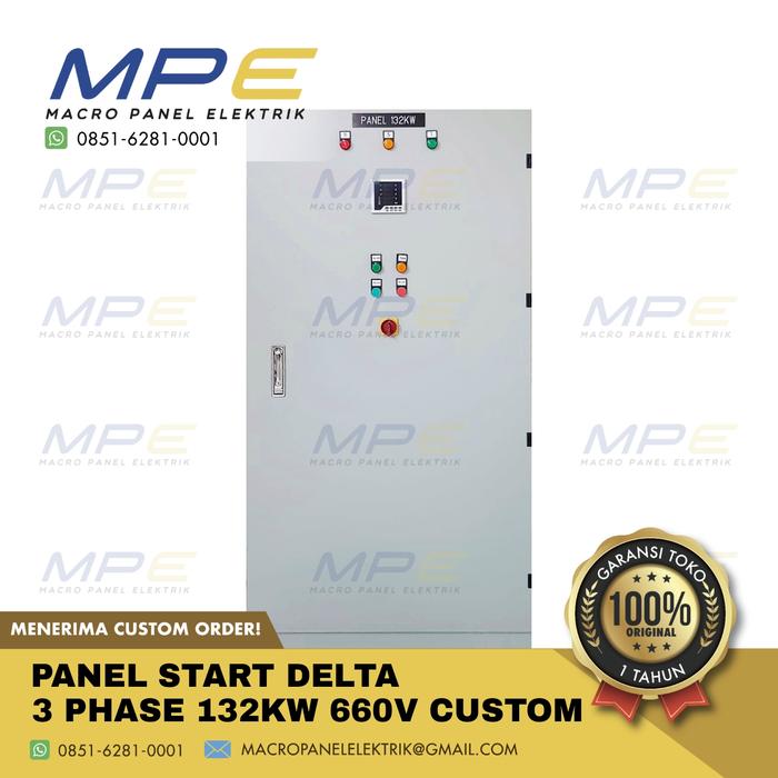 Jual Panel Stardelta 132kW 3 Phase 660V Custom / Panel Start delta ...