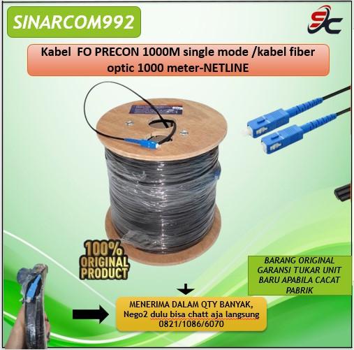 Jual Kabel FO PRECON 1000M single mode /kabel fiber optic 1000 meter ...