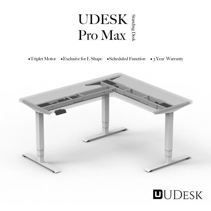 Jual Udesk Pro Max Standing Electric Desk Frame L Shape For Gaming Working Di Seller Velvet ...