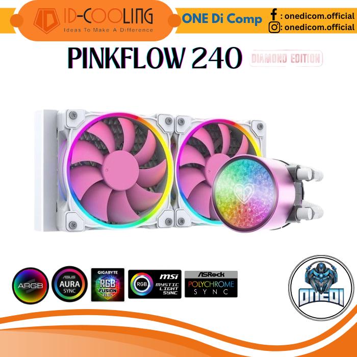 Jual ID-COOLING PINKFLOW 240 Diamond ARGB Sync AIO CPU Water Cooling ...