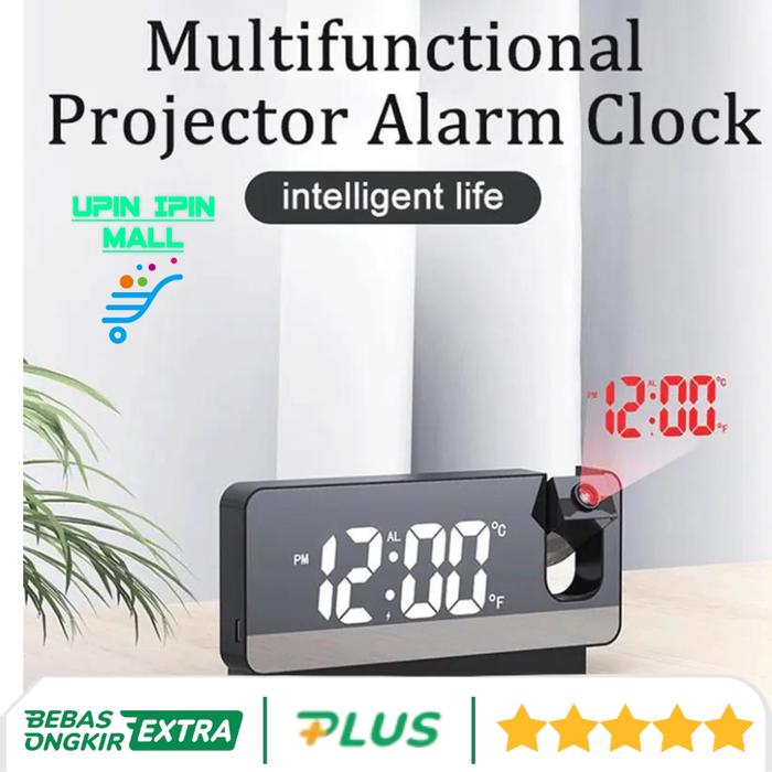 Jual Jam Meja Jam Alarm Digital Cermin Proyektor Temperature - S282A ...