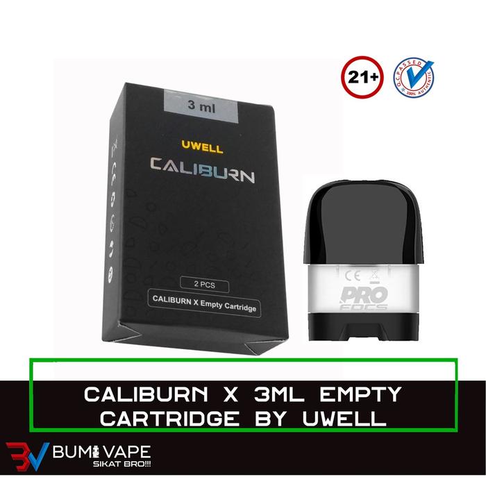 Jual Cartridge Caliburn X Pod Kit- Empty Catridge 3ml Replacement by ...